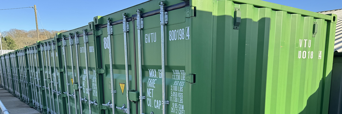 Flexible container storage